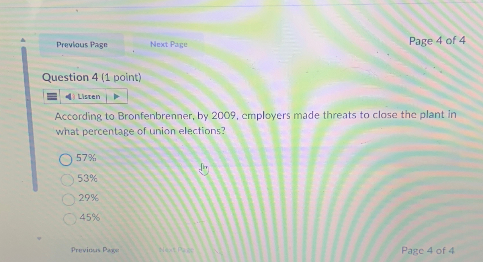 Previous PageNext PagePage 4 ﻿of 4Question 4 (1 | Chegg.com