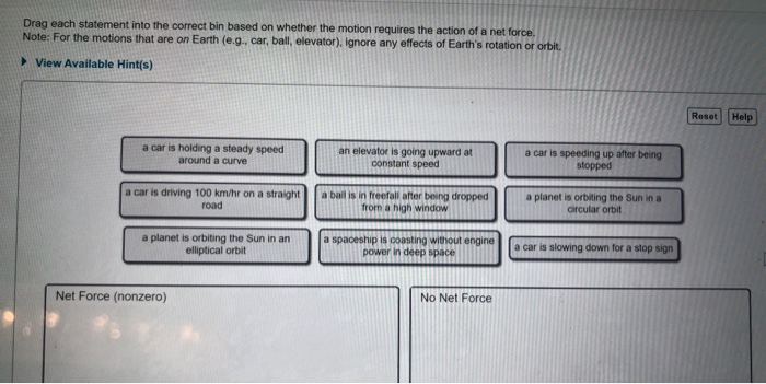 Solved Drag each statement into the correct bin based on | Chegg.com