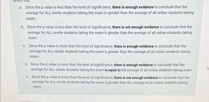 Solved A math department gives all college algebra students | Chegg.com