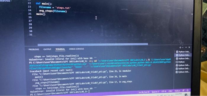 Solved So what is there I need to fix now in my "Average | Chegg.com