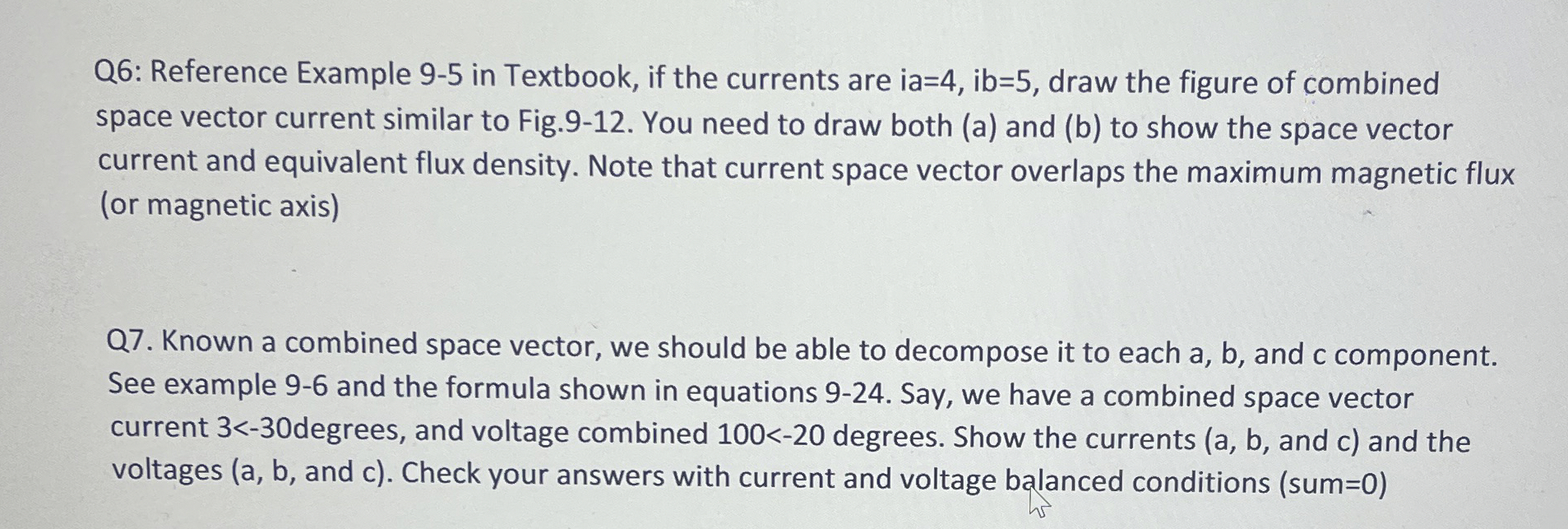 Solved by an EXPERT Q6: Reference Example 9-5 ﻿in Textbook, if the | Chegg.com