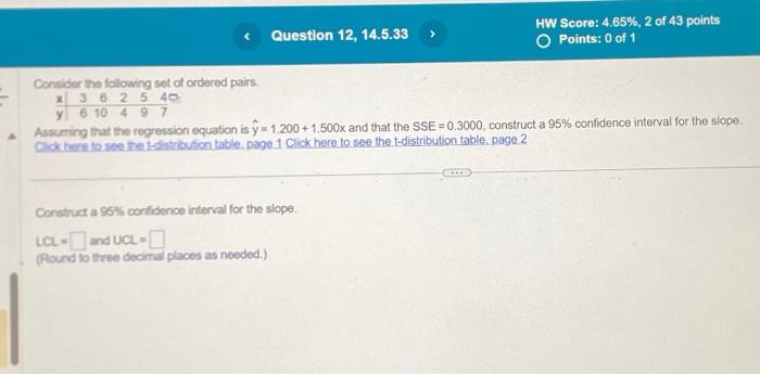 Solved Consider the following set of ordered pairs. | Chegg.com