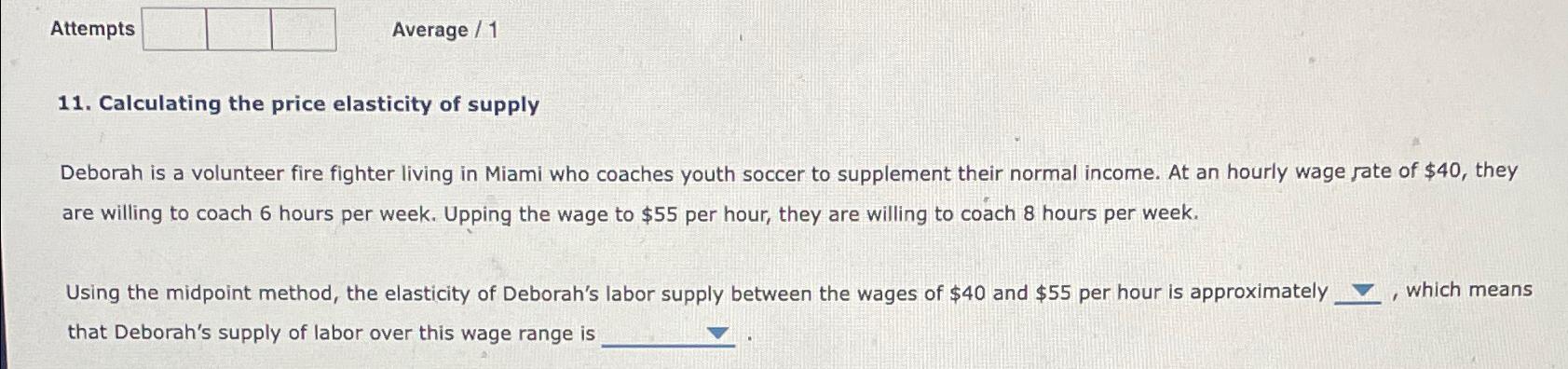 Solved AttemptsAverage / 111. ﻿Calculating the price | Chegg.com