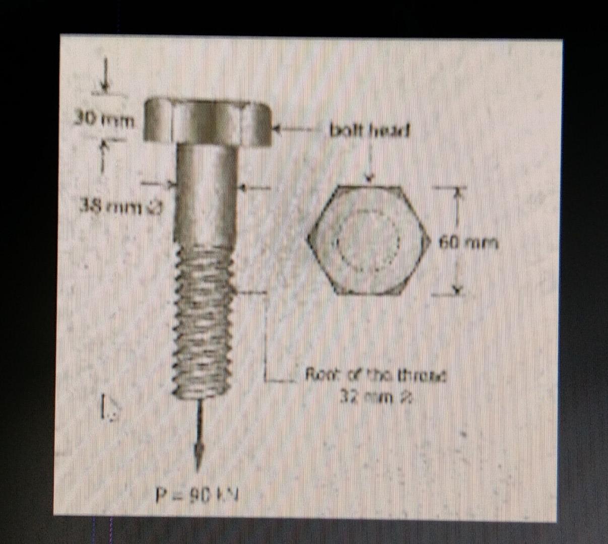 30 mm 38 mm P-90LV IC bolt head! 60 mm Row of the | Chegg.com