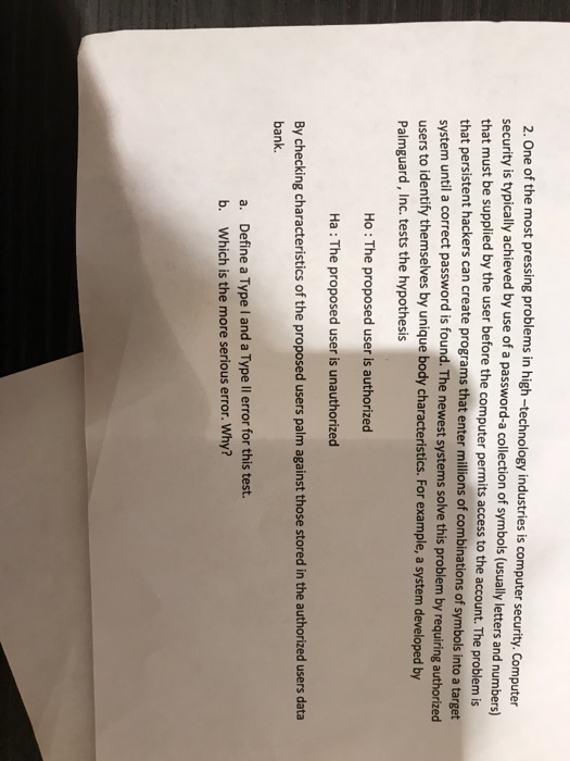 Solved 2. One of the most pressing problems in | Chegg.com
