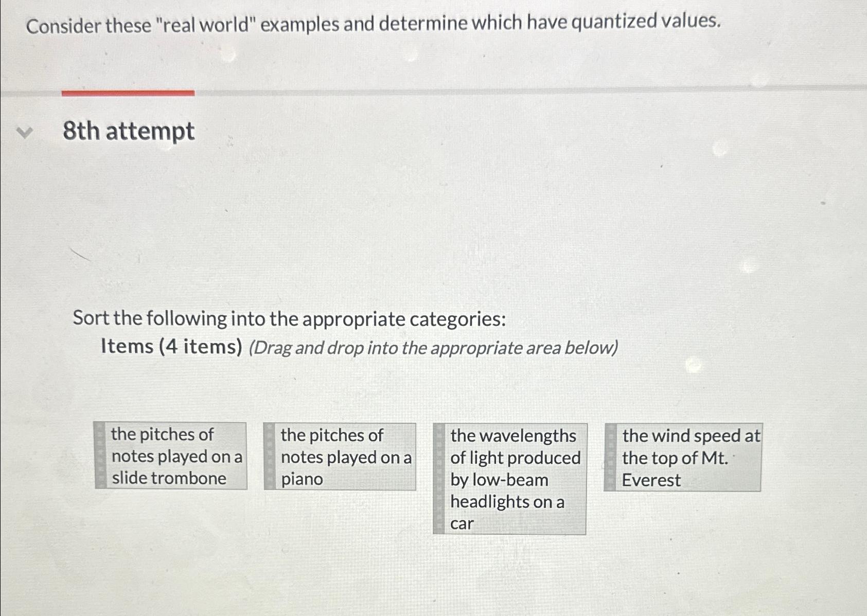 Solved Consider these "real world" examples and determine | Chegg.com