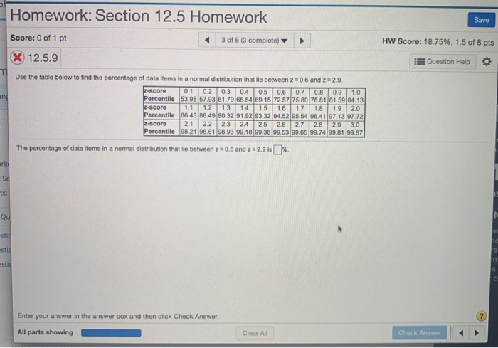 Solved Homework: Section 12.5 Homework Save Score: 0 of 1 pt | Chegg.com