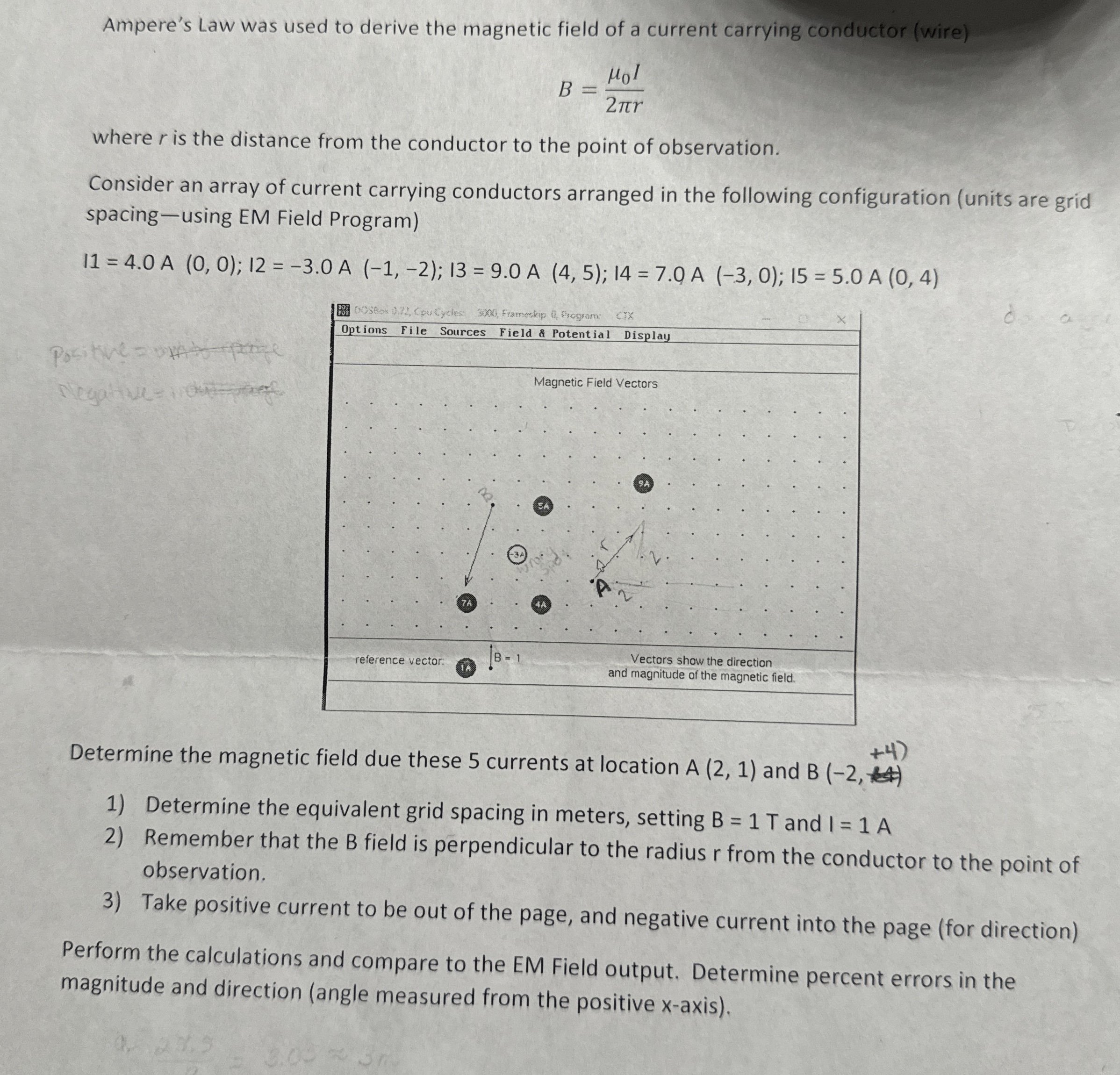 Solved Ampere's Law was used to derive the magnetic field of | Chegg.com