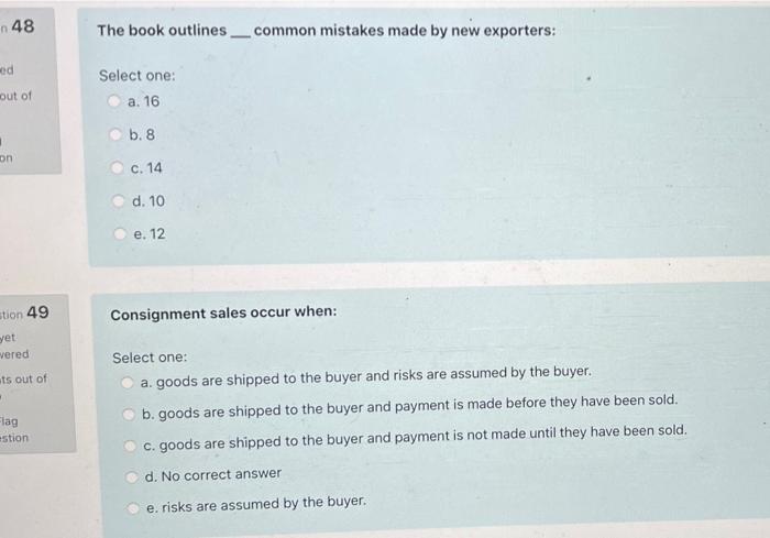Solved n48 The book outlines — common mistakes made by new | Chegg.com