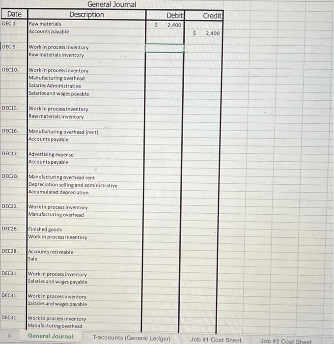 Solved Please help with General Jorunal and the questions | Chegg.com