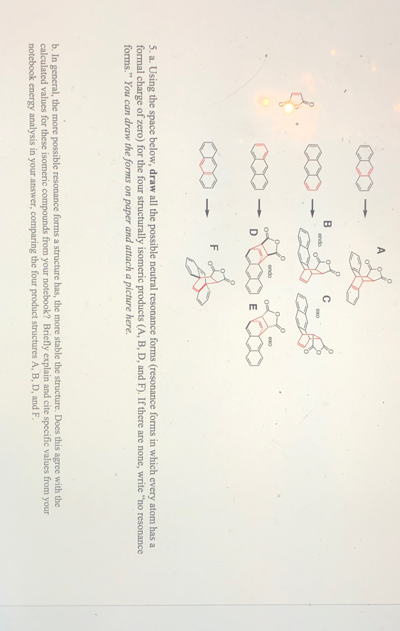a. ﻿Using the space below, draw all the possible | Chegg.com