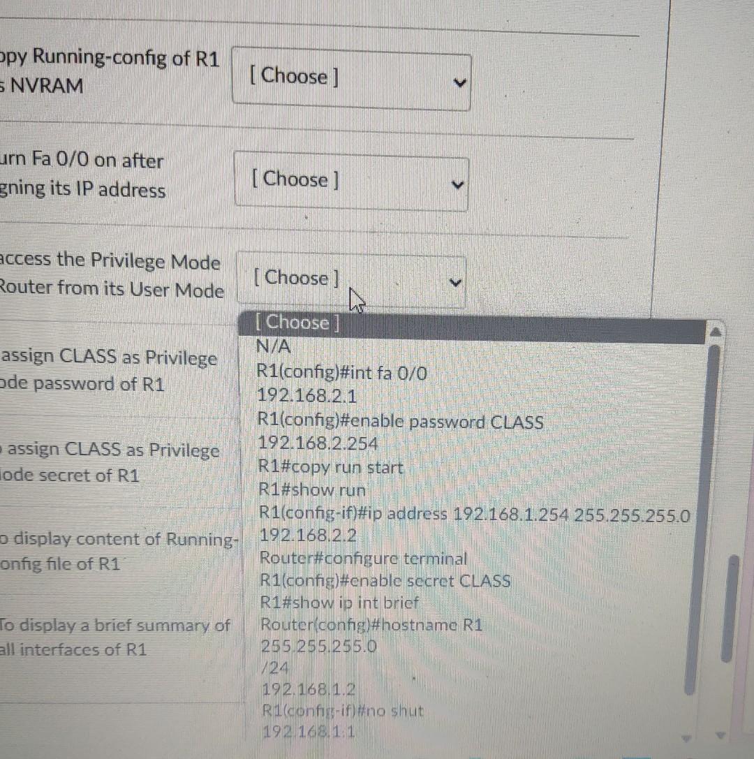 Solved Instructions Use Packet Tracer to Create following | Chegg.com