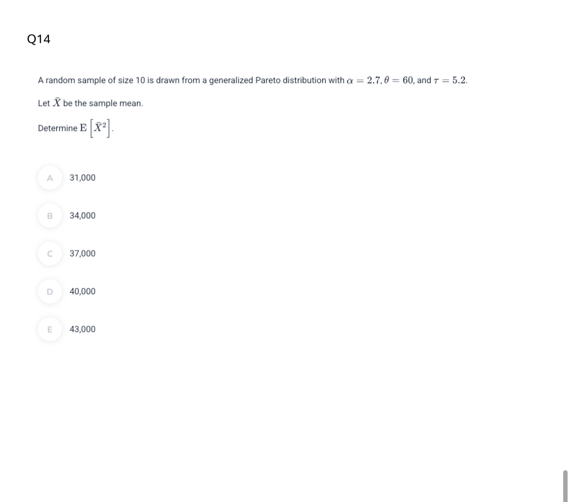 Solved Q14A random sample of size 10 ﻿is drawn from a | Chegg.com