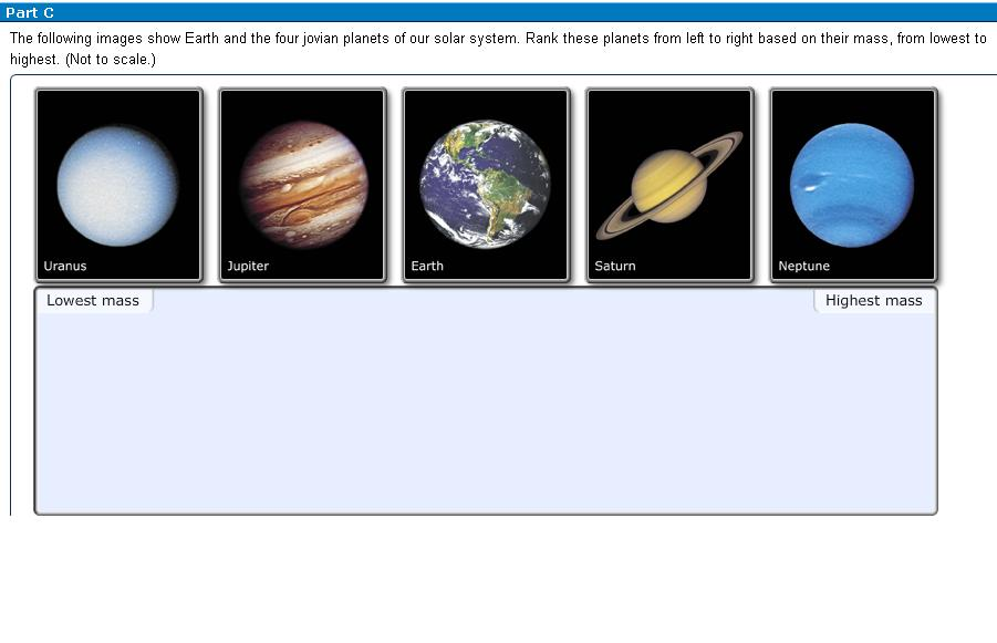 The Following Images Show Earth And The Four Jovia... | Chegg.com The Following Images Show Earth And The Four Jovia... | Chegg.com