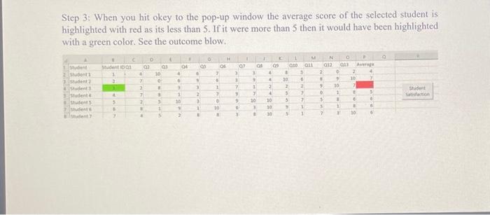 Solved Task 1: Write a Macro named Row 20 represented on the | Chegg.com