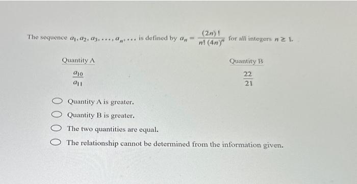 Solved The sequence a1,a2,a3,…,an,… is defined by | Chegg.com