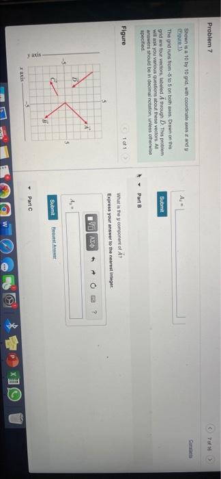 Solved Problem 7 7ofle) Shown is a 10 by 10 grid with | Chegg.com