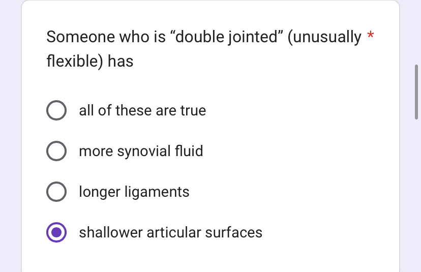 Solved Someone who is "double jointed" (unusually * | Chegg.com