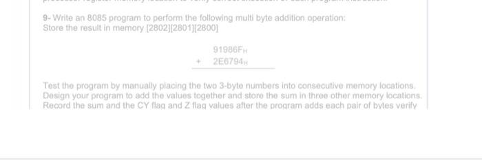 Solve It Using Gnusim8085 Simulator Attach 