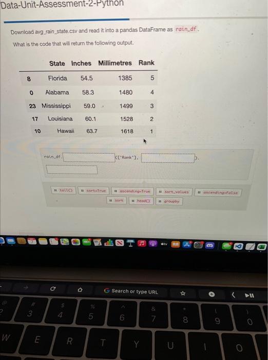 Solved Download avg sain_state.csv and read it into a pandas | Chegg.com
