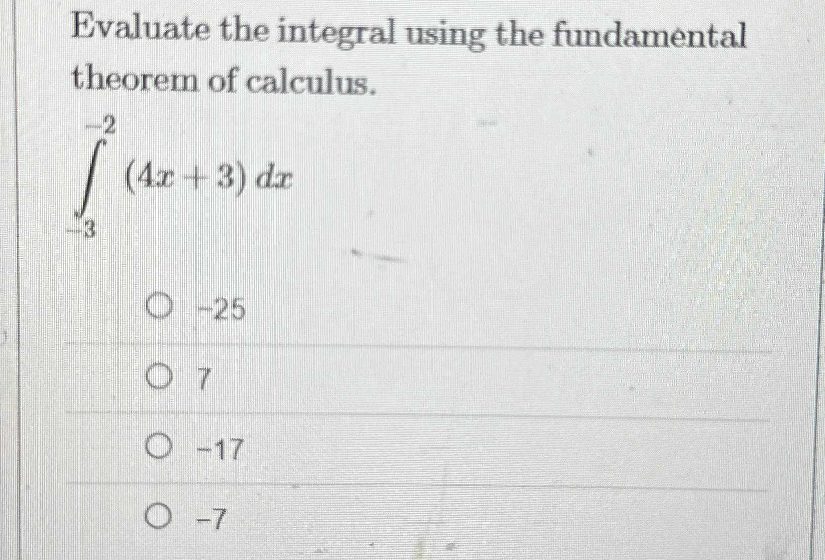 Solved Evaluate the integral using the fundamental theorem | Chegg.com