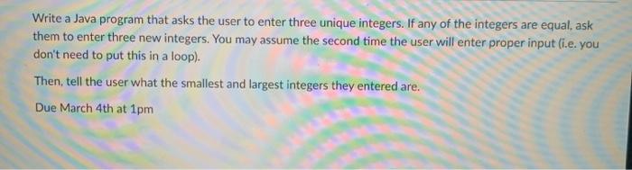 Solved Write a Java program that asks the user to enter | Chegg.com