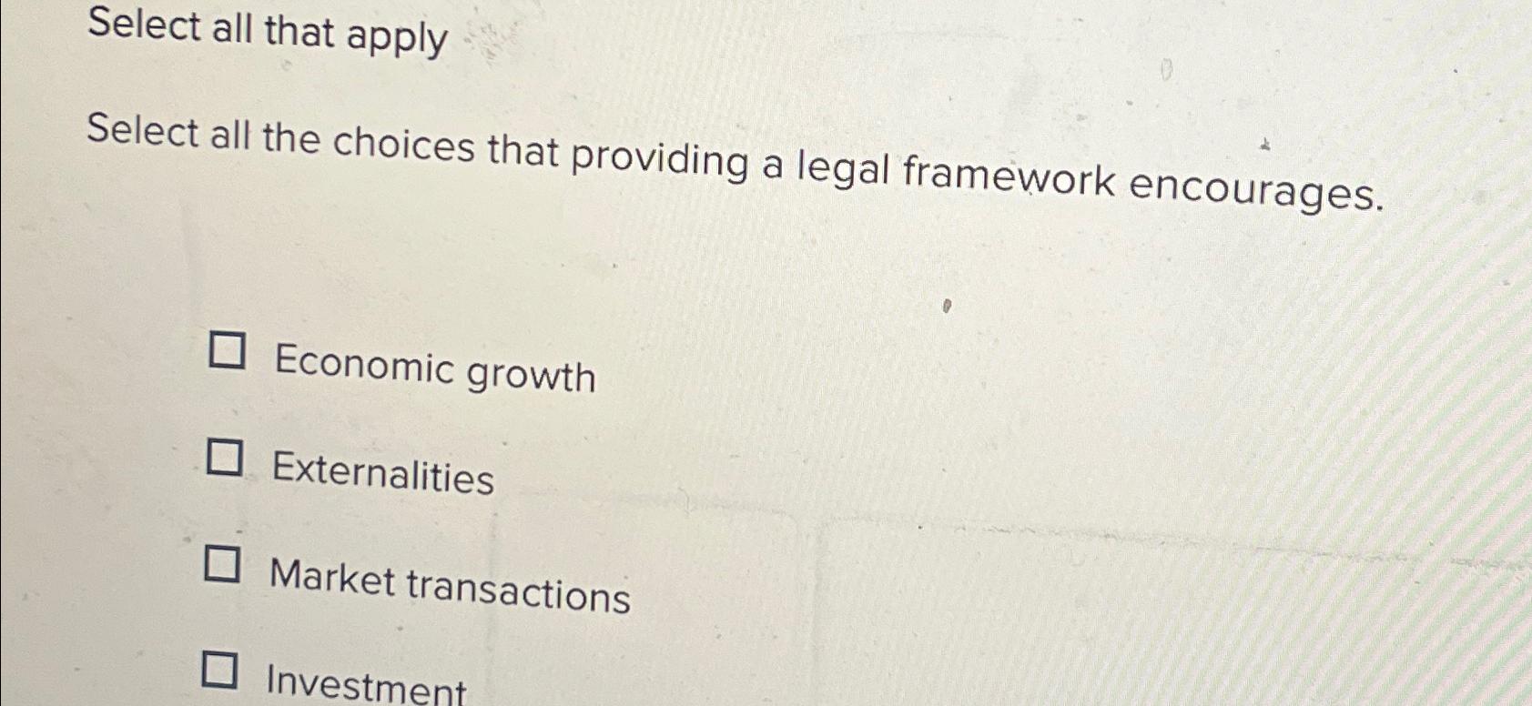 Solved Select all that applySelect all the choices that | Chegg.com