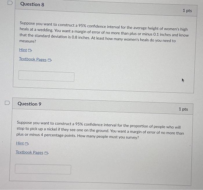 Solved Suppose you want to construct a 95\% confidence | Chegg.com