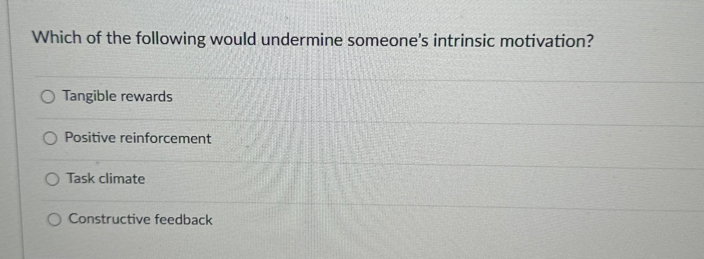 Solved Which of the following would undermine someone's | Chegg.com