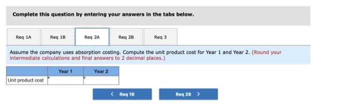 Solved Exercise 7-9 Variable and Absorption Costing Unit | Chegg.com