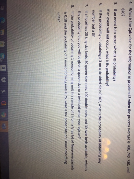 Solved Assignment 7 Questions: 1. Given the following, | Chegg.com