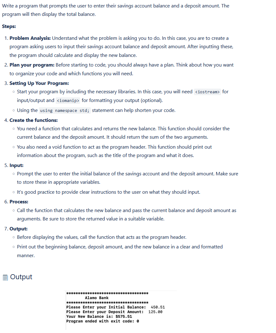 Solved Write a C++ ﻿program that prompts the user to enter | Chegg.com