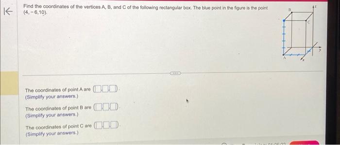 Solved Find the coordinates of the vertices A,B, and C of | Chegg.com