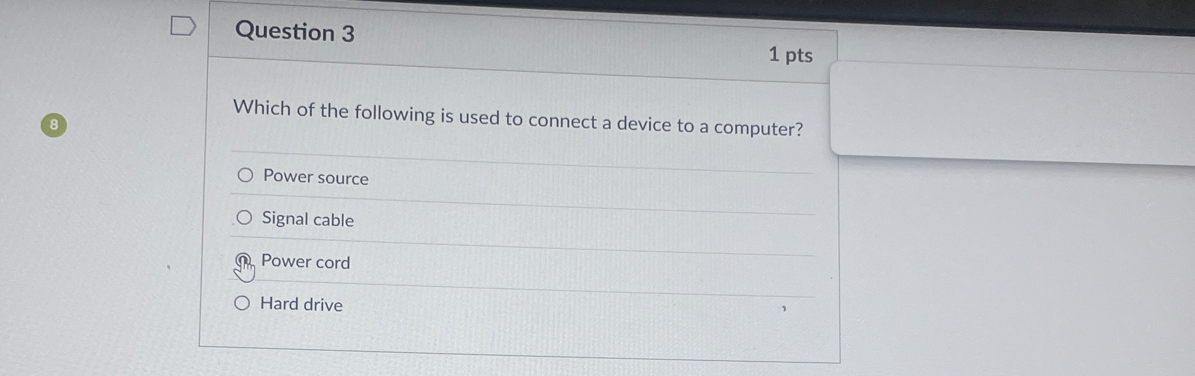 Solved Question 31 ﻿ptsWhich of the following is used to | Chegg.com