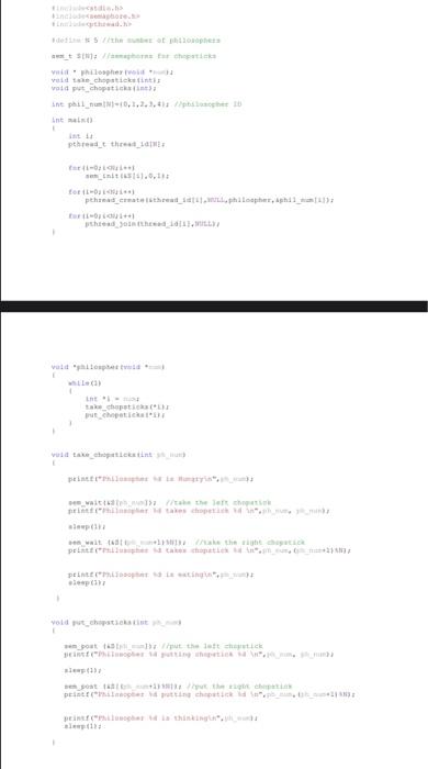 Solved Dining Philosopher's problem is a famous problem in | Chegg.com