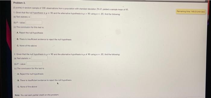 Solved Problema DO A random sample of 100 observations from | Chegg.com