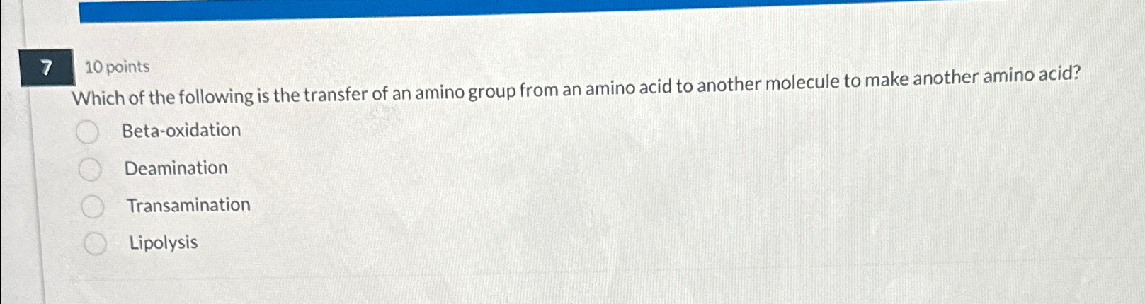 Solved 710 ﻿pointsWhich of the following is the transfer of | Chegg.com