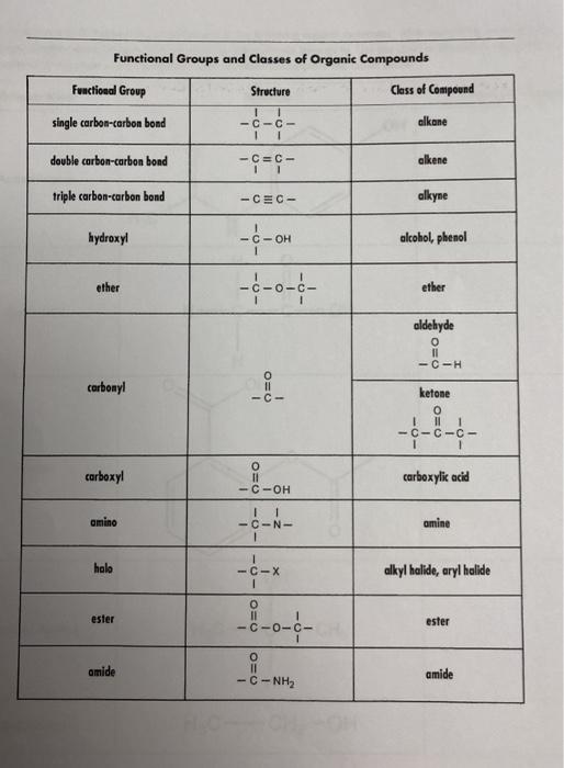 Solved circle any and all functional groups present in the | Chegg.com
