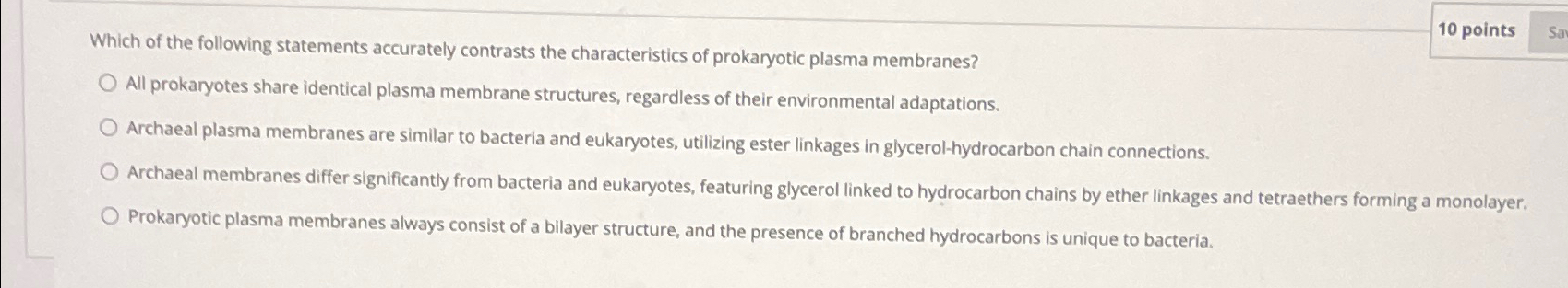 Solved 10 ﻿pointsWhich of the following statements | Chegg.com