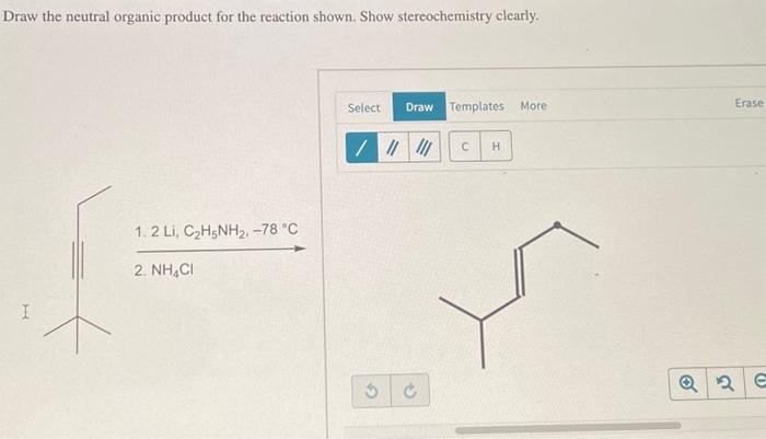 Solved Draw the neutral organic product for the reaction | Chegg.com