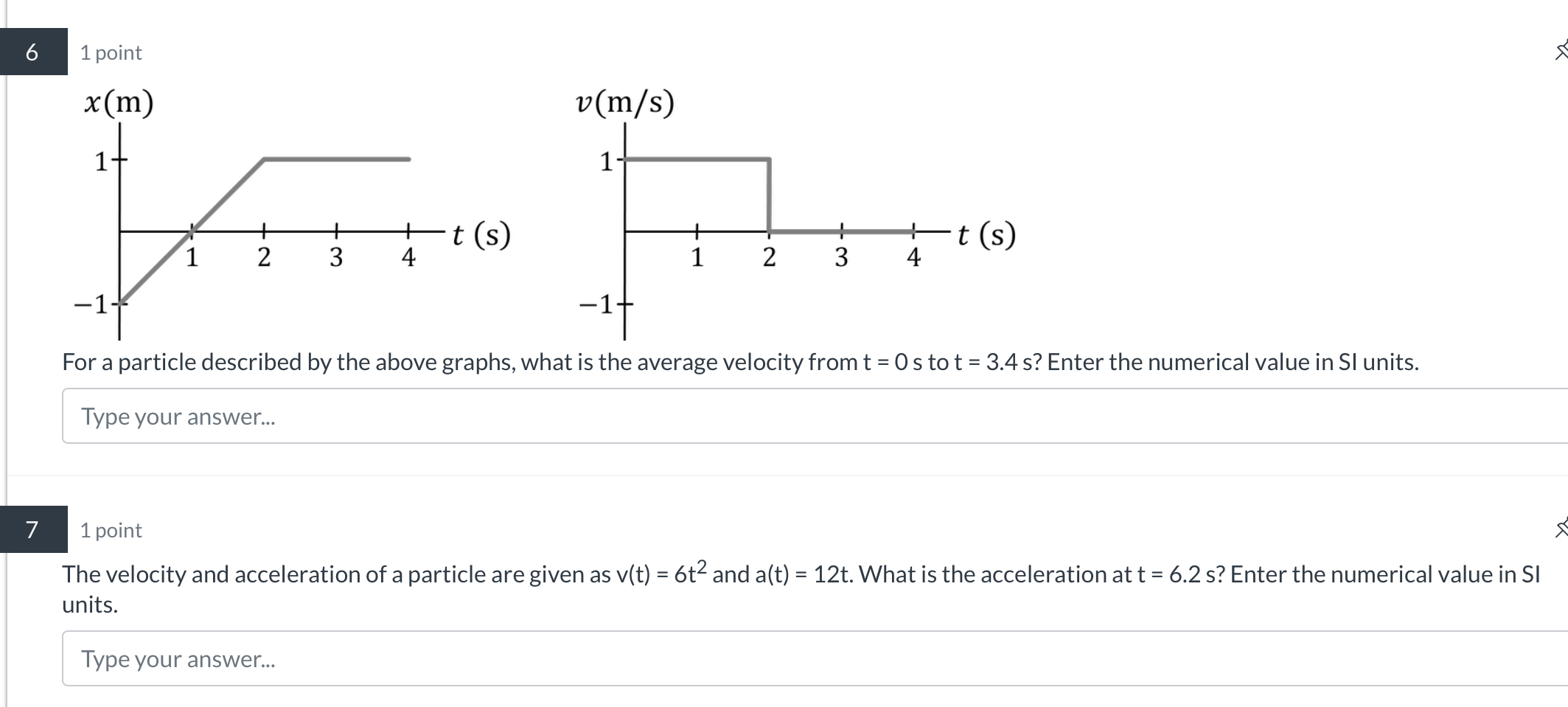Solved 61 ﻿pointIFor a particle described by the above | Chegg.com