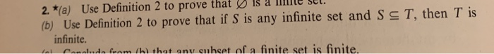 Solved 2. *a) Use Definition 2 to prove that is a mitu suu. | Chegg.com