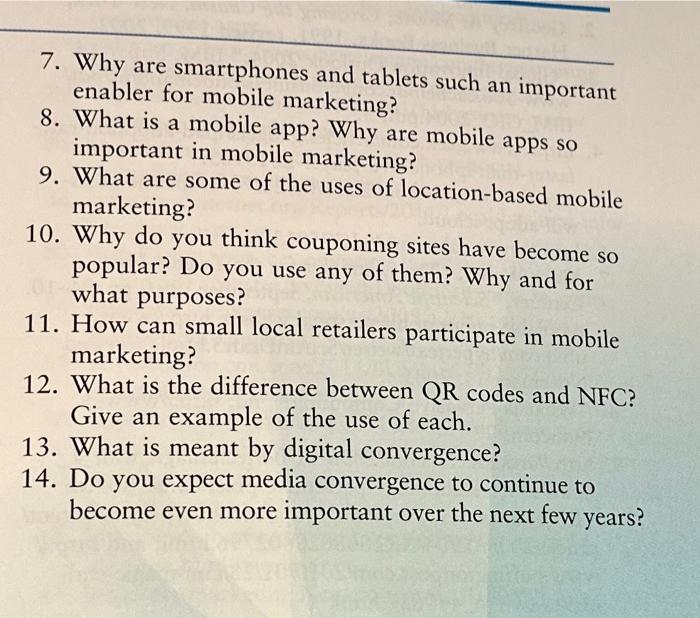 Solved 7. Why are smartphones and tablets such an important | Chegg.com