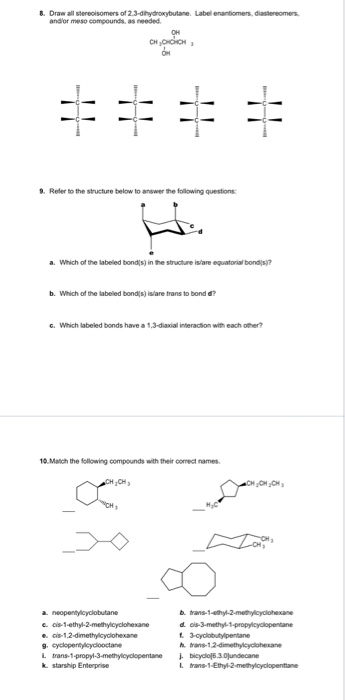 Solved & Draw all stereoisomers of 2.3-hydroxybutane. Label | Chegg.com