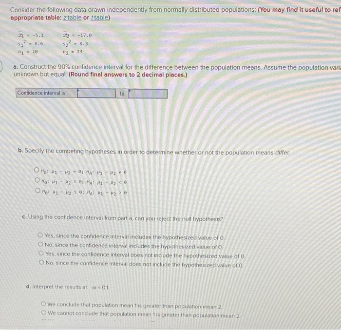 Solved Consider the following data drawn independently from | Chegg.com