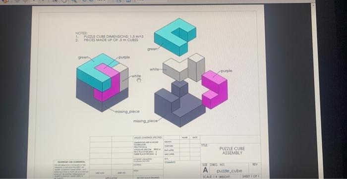 Solved Just missing the grey puzzle piece, wondering how is | Chegg.com