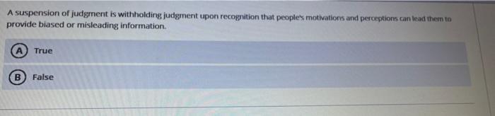 Solved A suspension of judgment is withholding judgment upon | Chegg.com