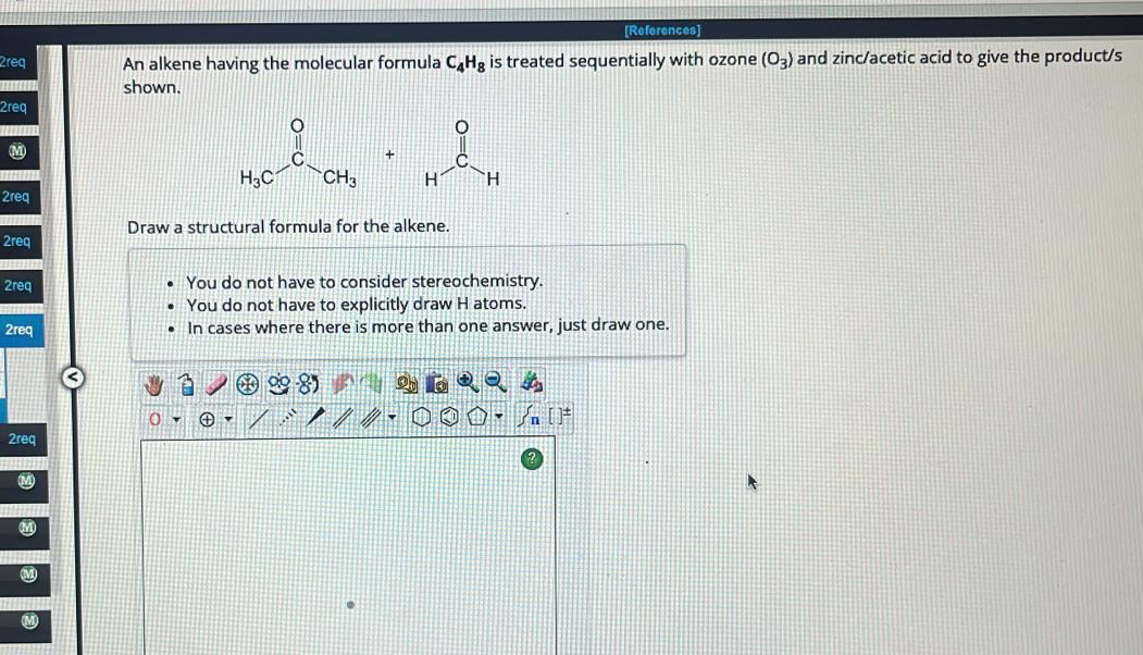 Solved [Roforences]An alkene having the molecular formula | Chegg.com