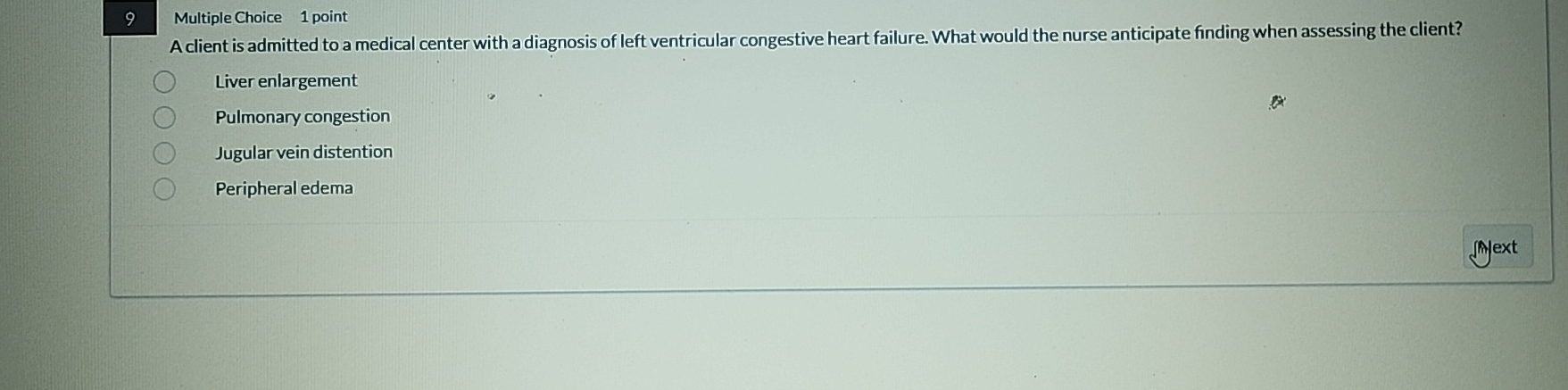 Solved Multiple Choice1 ﻿pointA client is admitted to a | Chegg.com