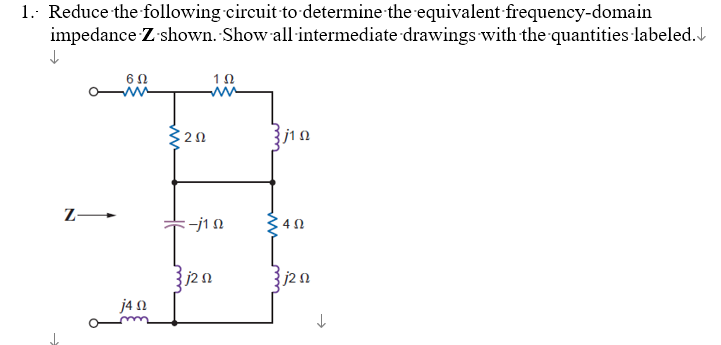 Solved Reduce the following 'circuit to determine the | Chegg.com